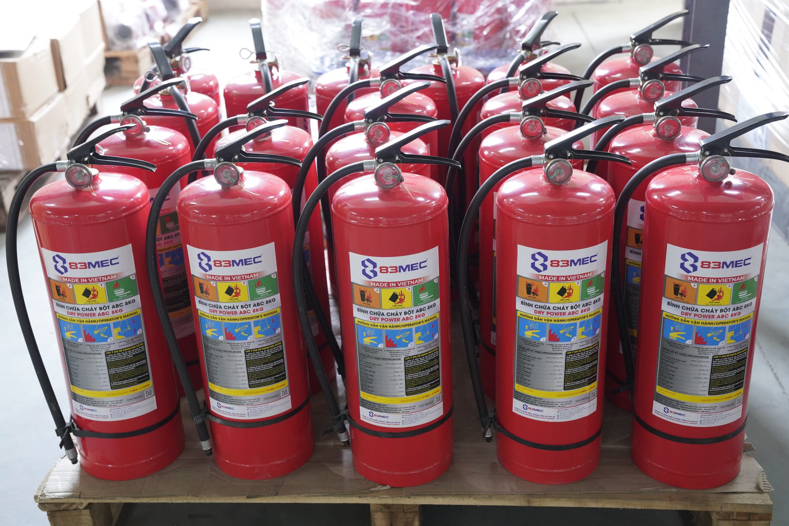 Bình Chữa Cháy Bột ABC 4KG 83MEC - BQP | Có tem kiểm định - PHÒNG CHÁY PHÁT ĐẠT